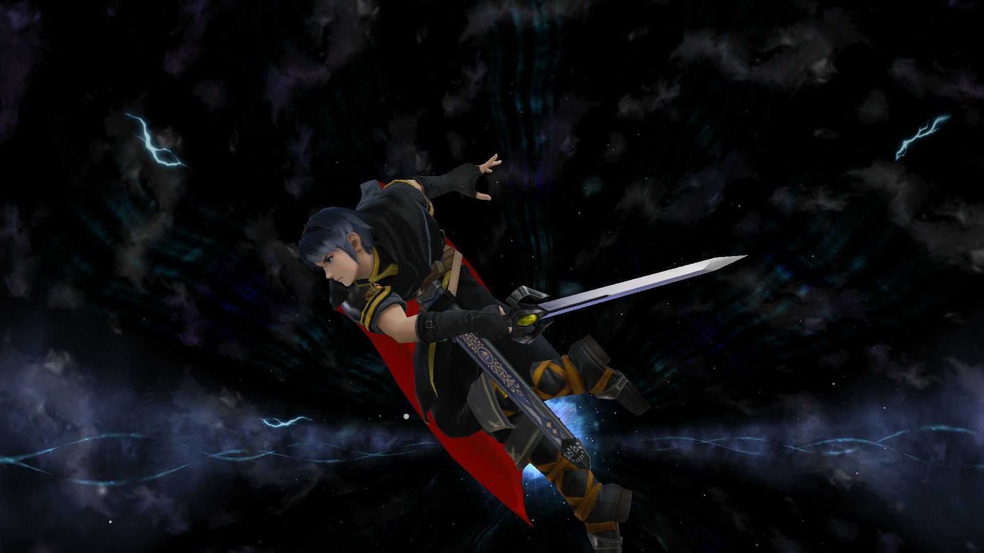 Better Black Marth Mod for Super Smash Bros. (Wii U) | SSB4U Mods