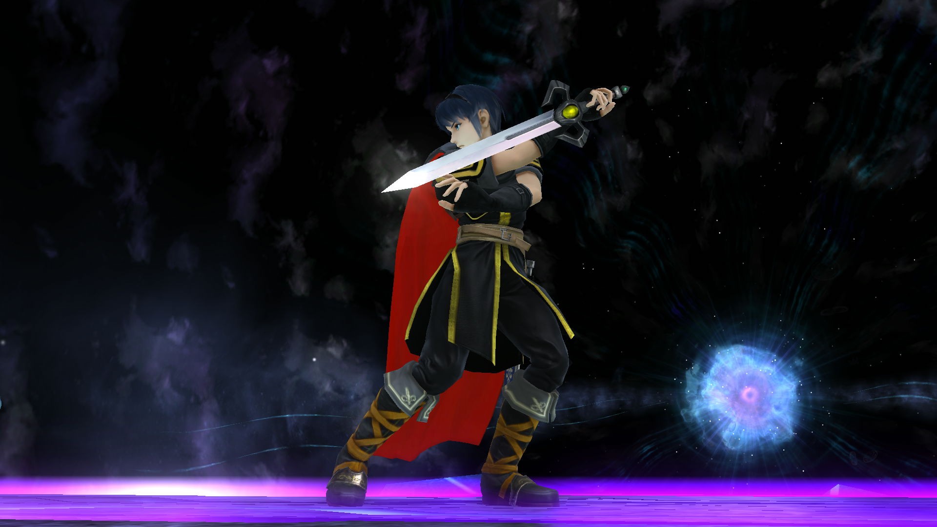 Better Black Marth Mod for Super Smash Bros. (Wii U) | SSB4U Mods