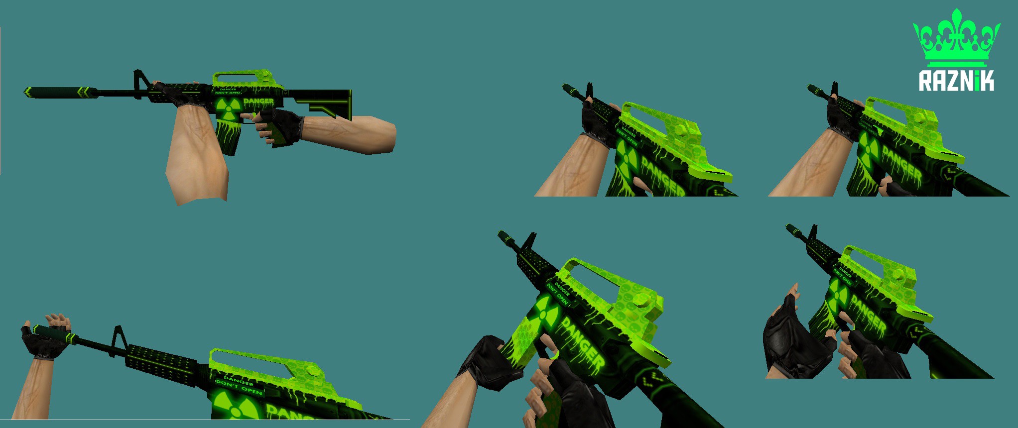 M4A1 Nuclear Leak Mod for Counter-Strike 1.6 | CS1.6 Mods