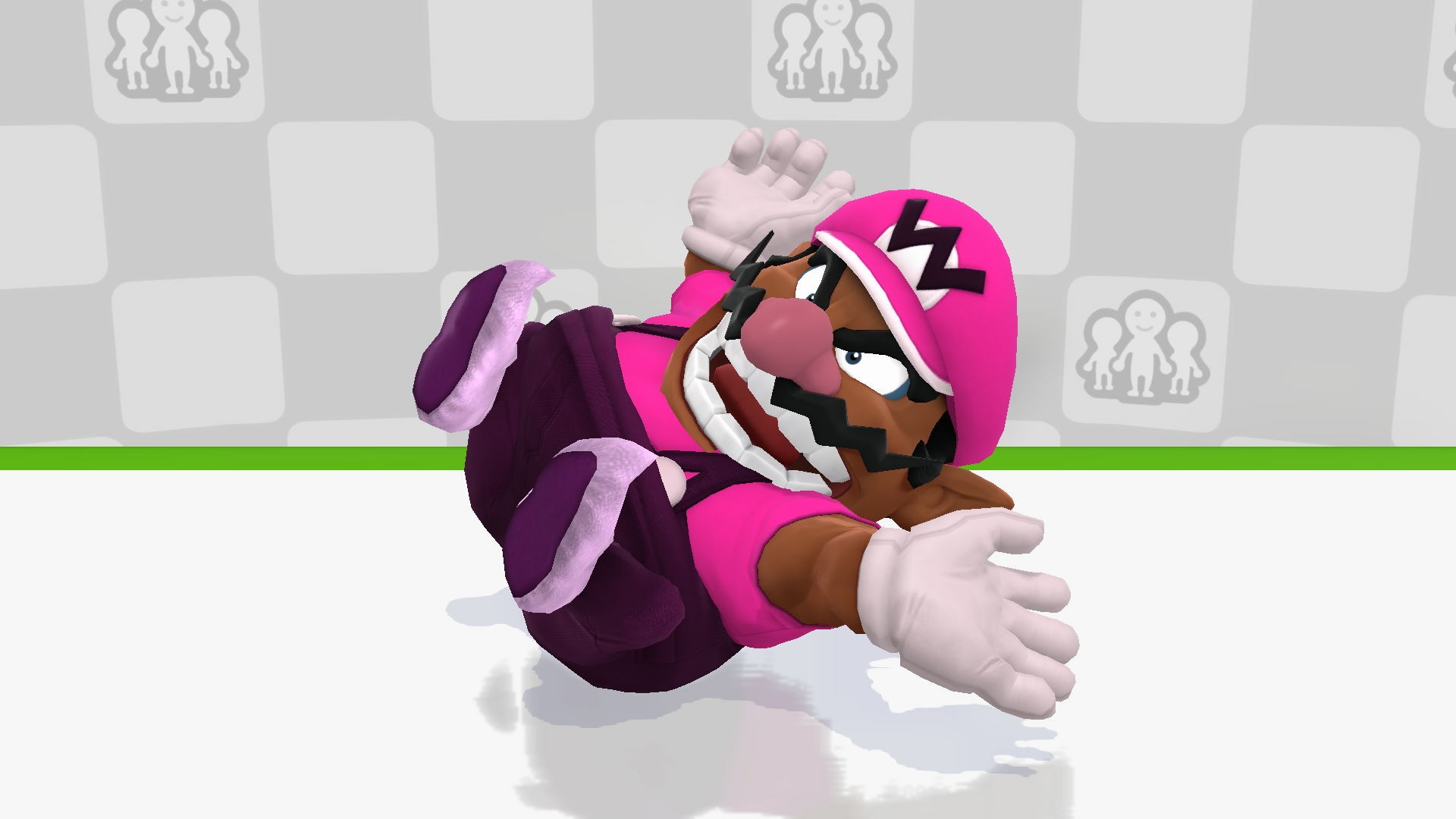 Dark Pink Wario [Super Smash Bros. (Wii U)] [Mods]