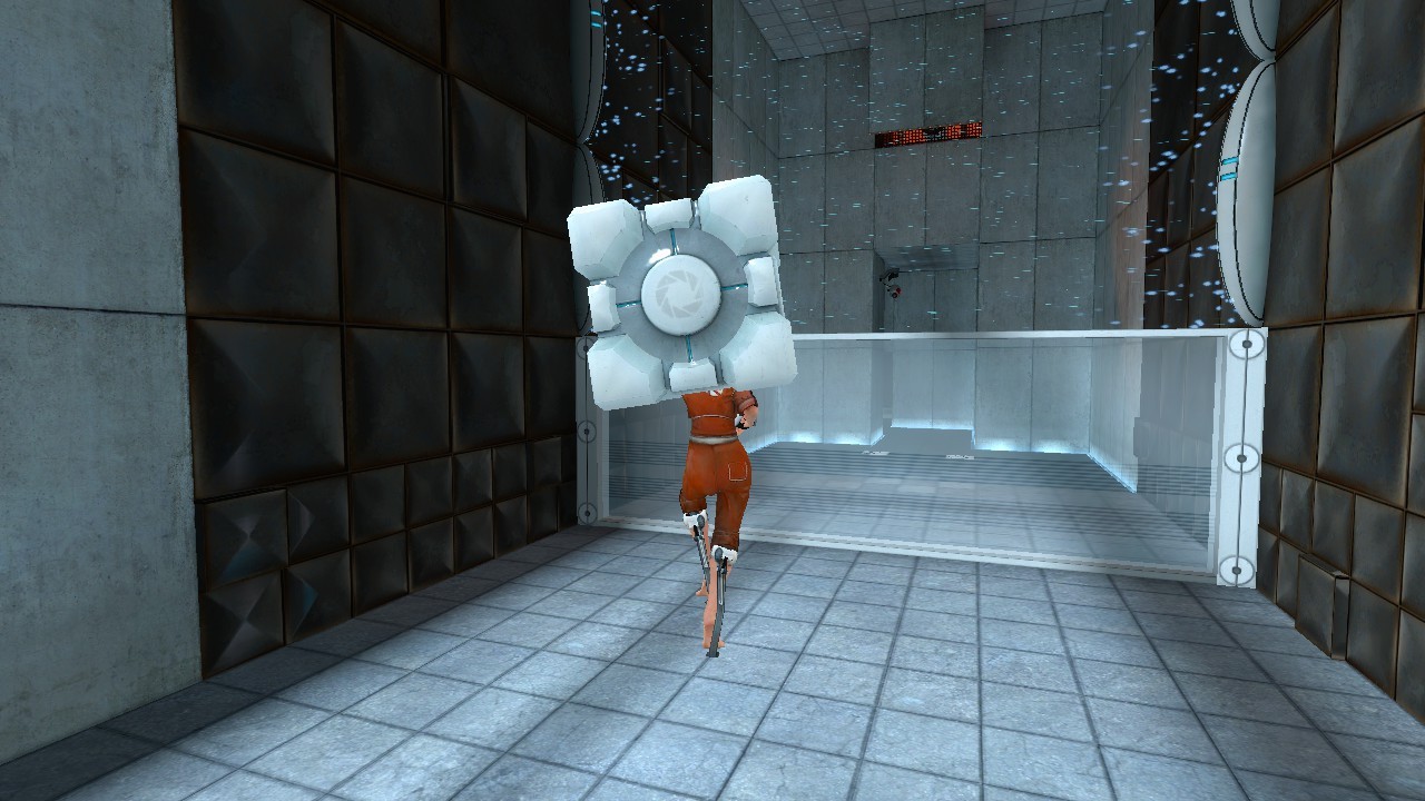 Cube head Chell Mod for Portal | PRTL Mods