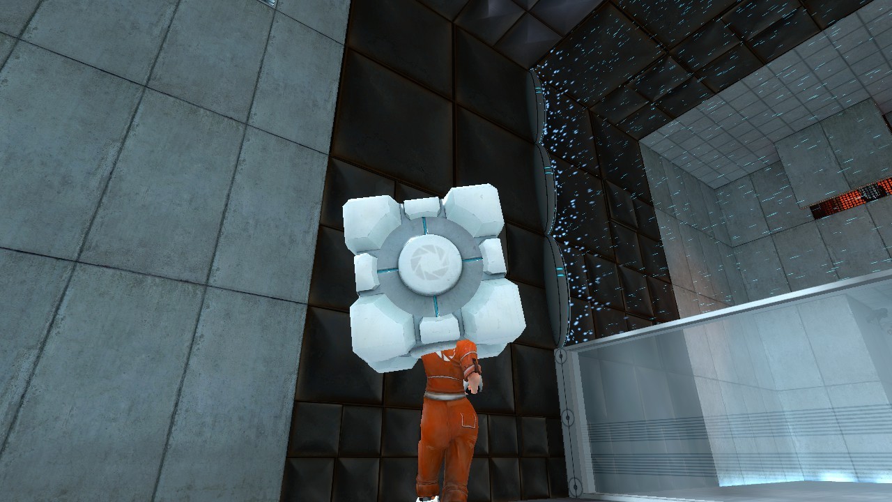 Cube head Chell Mod for Portal | PRTL Mods