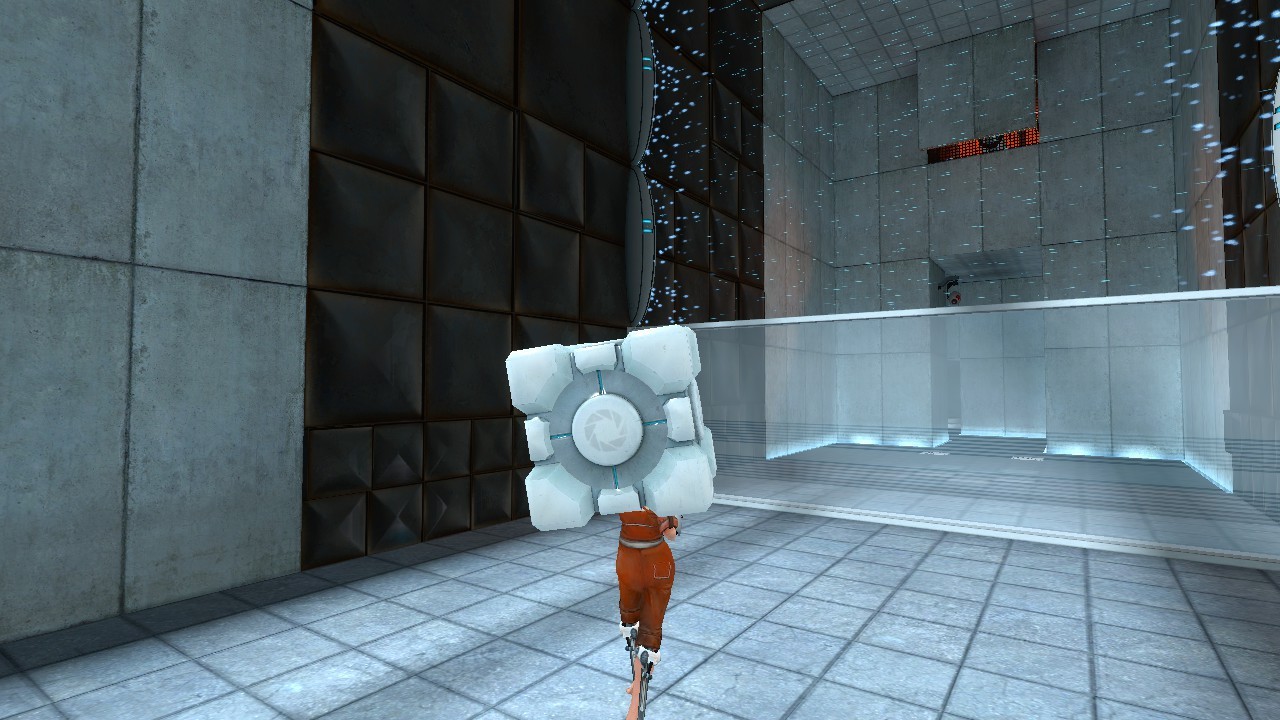 Cube head Chell Mod for Portal | PRTL Mods