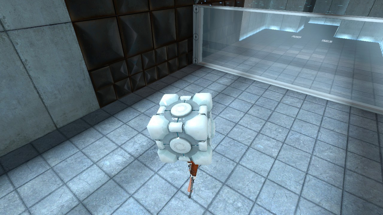 Cube head Chell Mod for Portal | PRTL Mods