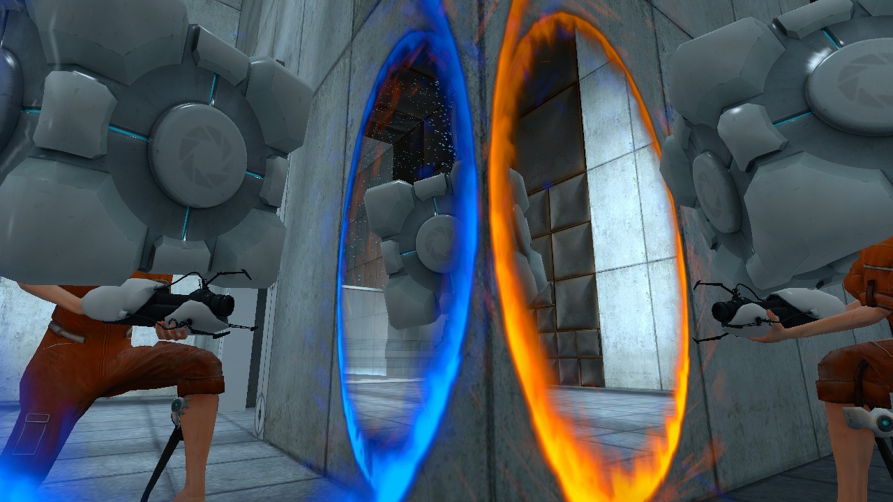 Cube head Chell Mod for Portal | PRTL Mods