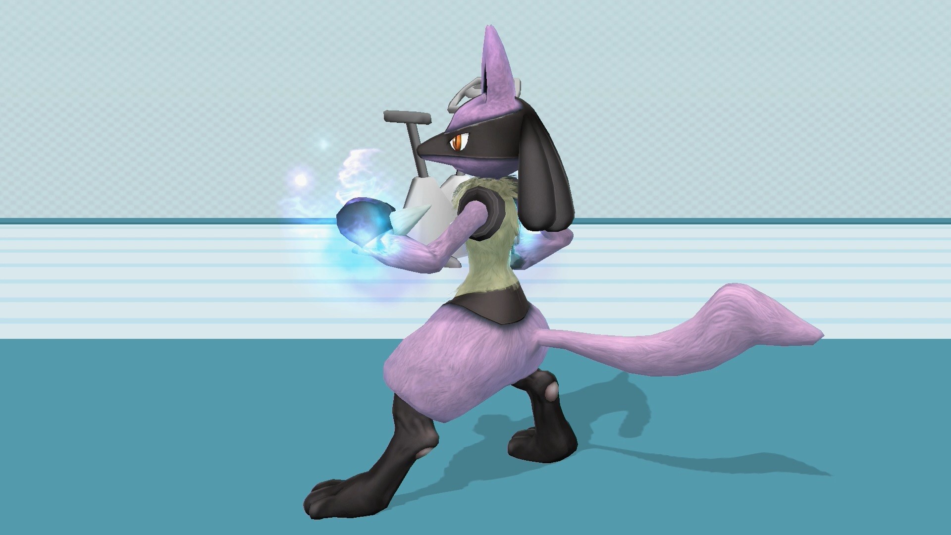 Pink and Purple Lucario [Super Smash Bros. (Wii U)] [Mods]