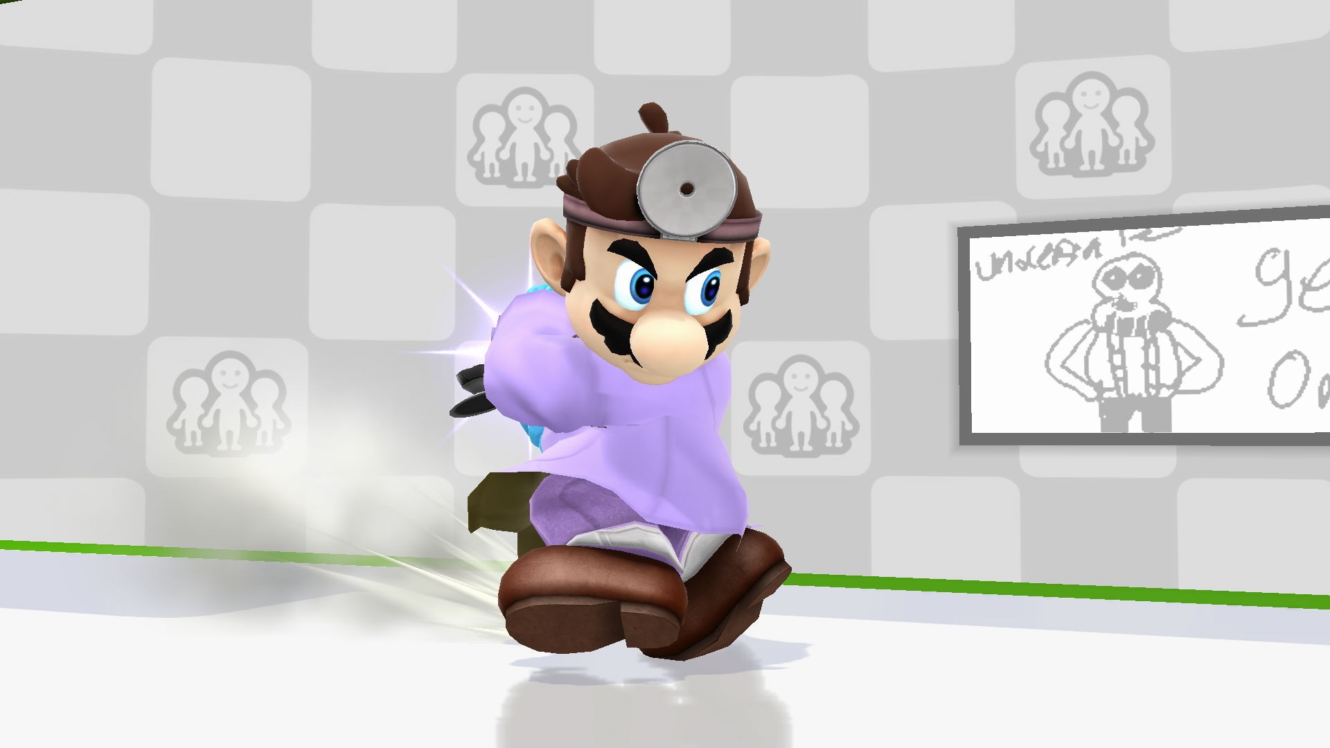 More Appealing Purple Doc [Super Smash Bros. (Wii U)] [Mods]