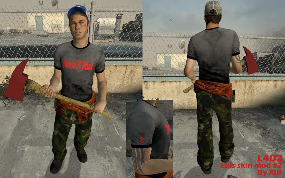 Ellis Skin mods pack Mod for Left 4 Dead 2 | L4D2 Mods