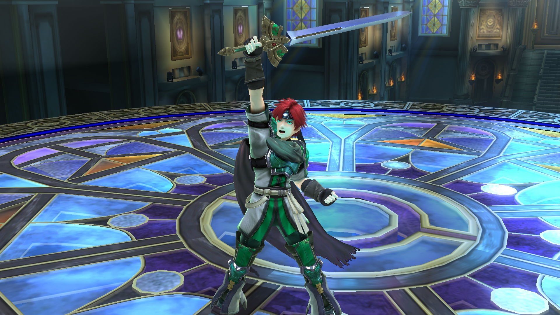Green & Black Roy (Hydra Recolor) Mod for Super Smash Bros. (Wii U ...