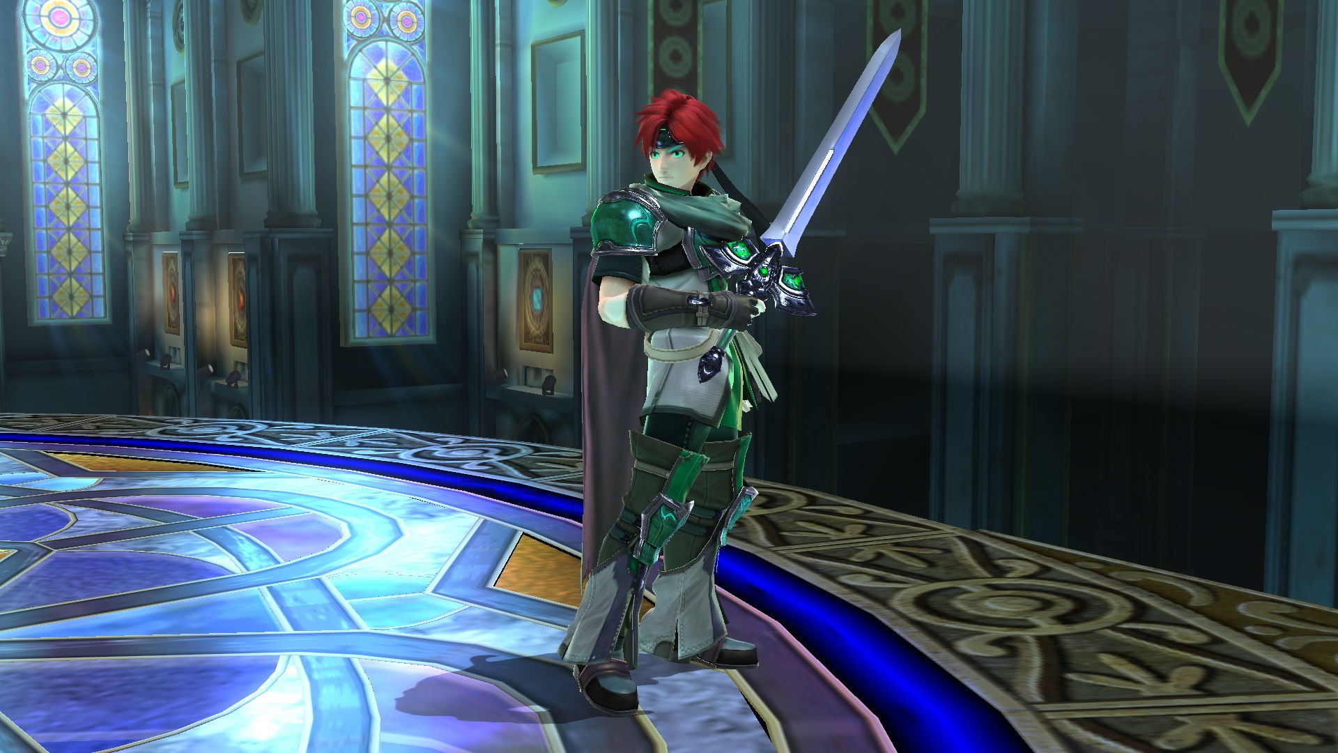 Green & Black Roy (Hydra Recolor) Mod for Super Smash Bros. (Wii U ...
