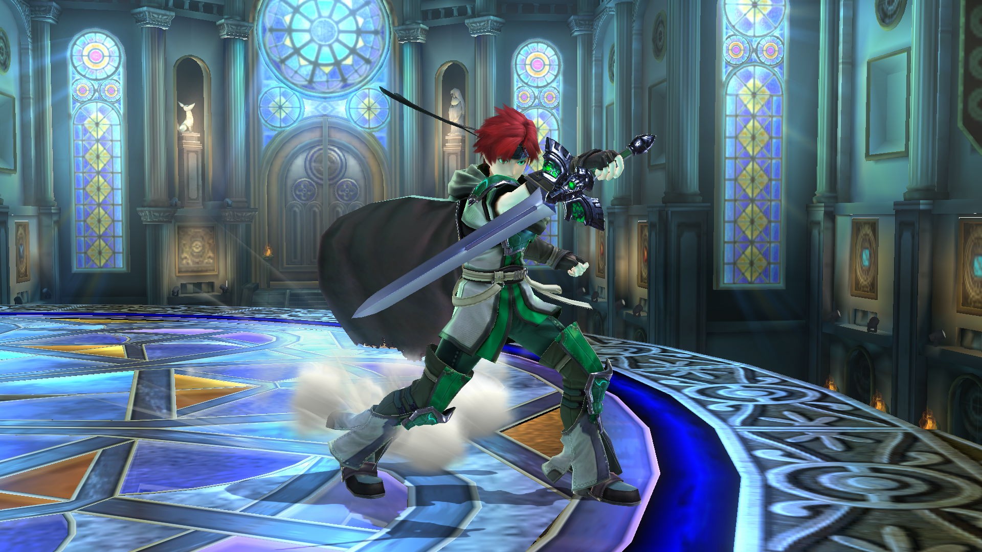 Green & Black Roy (Hydra Recolor) Mod for Super Smash Bros. (Wii U ...