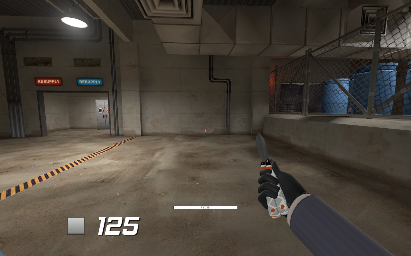 Asiimov Knife without skinned blade [Team Fortress 2] [Mods]