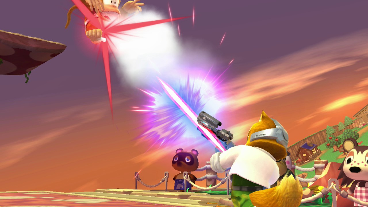 Fox blue laser glow v1 [Super Smash Bros. (Wii U)] [Mods]