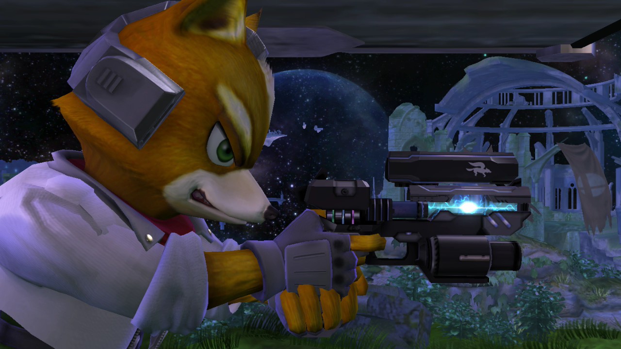 Fox blue laser glow v1 [Super Smash Bros. (Wii U)] [Mods]