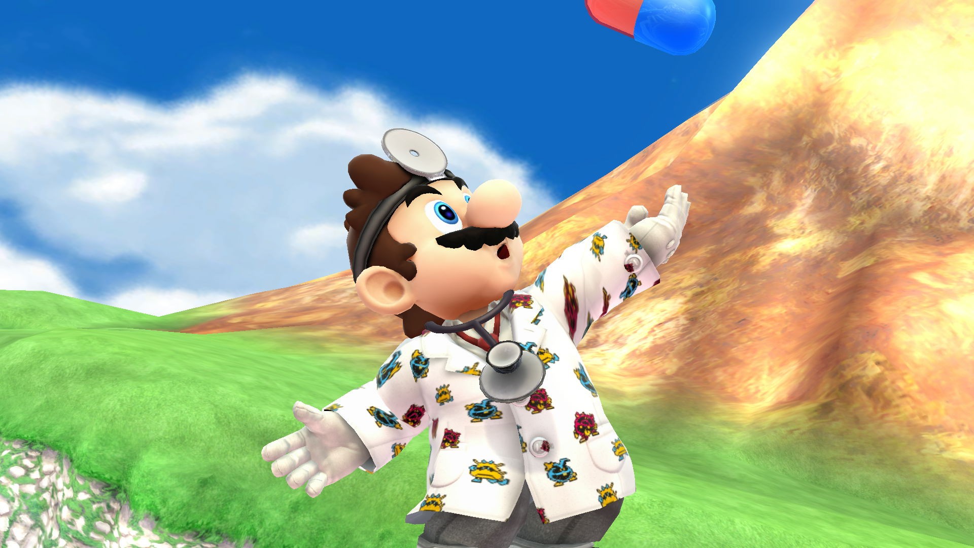 Virus Dr. Mario [Super Smash Bros. (Wii U)] [Mods]