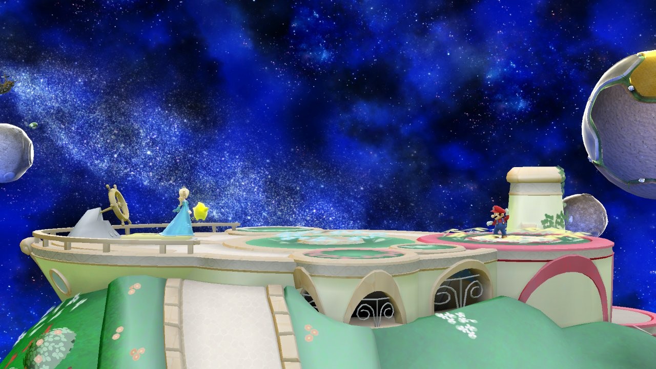 Starship Mario (stage) Mod for Super Smash Bros. (Wii U) | SSB4U Mods