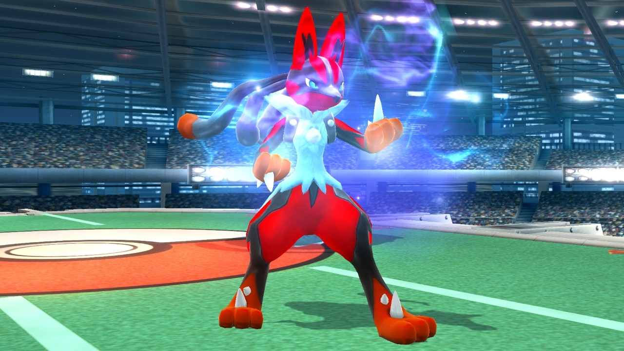 Red Mega Lucario Mod for Super Smash Bros. (Wii U) | SSB4U Mods