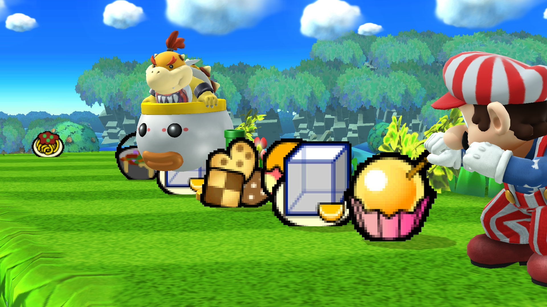 Super Paper Mario Food [Super Smash Bros. (Wii U)] [Mods]