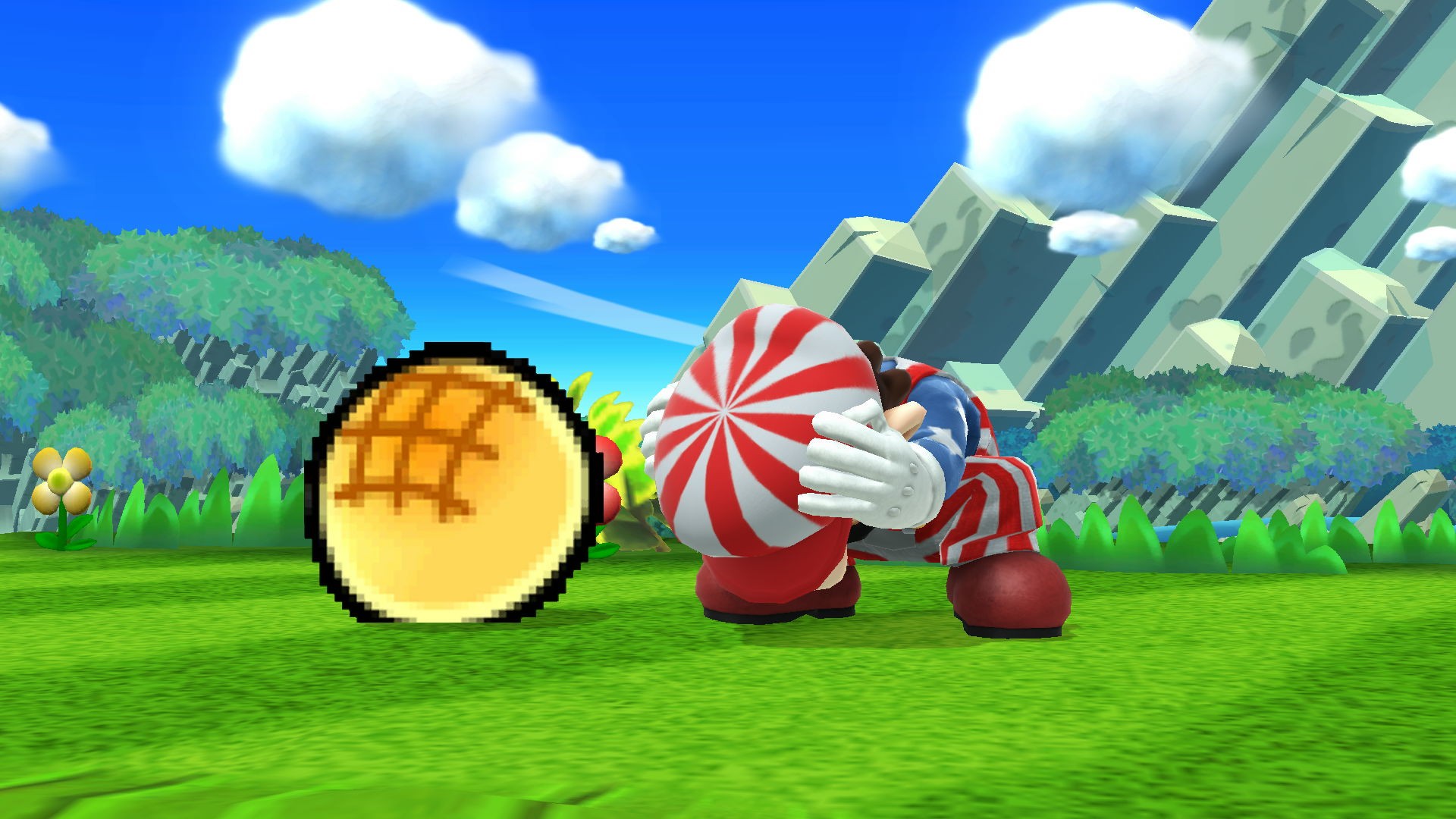 Super Paper Mario Food [Super Smash Bros. (Wii U)] [Mods]