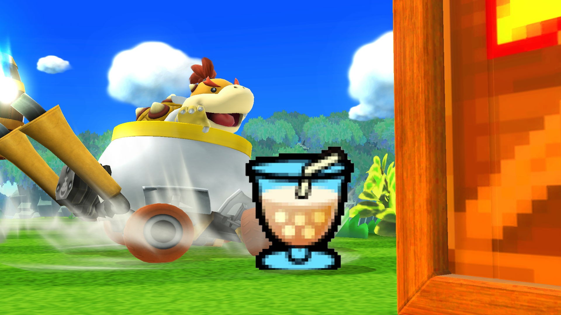 Super Paper Mario Food [Super Smash Bros. (Wii U)] [Mods]