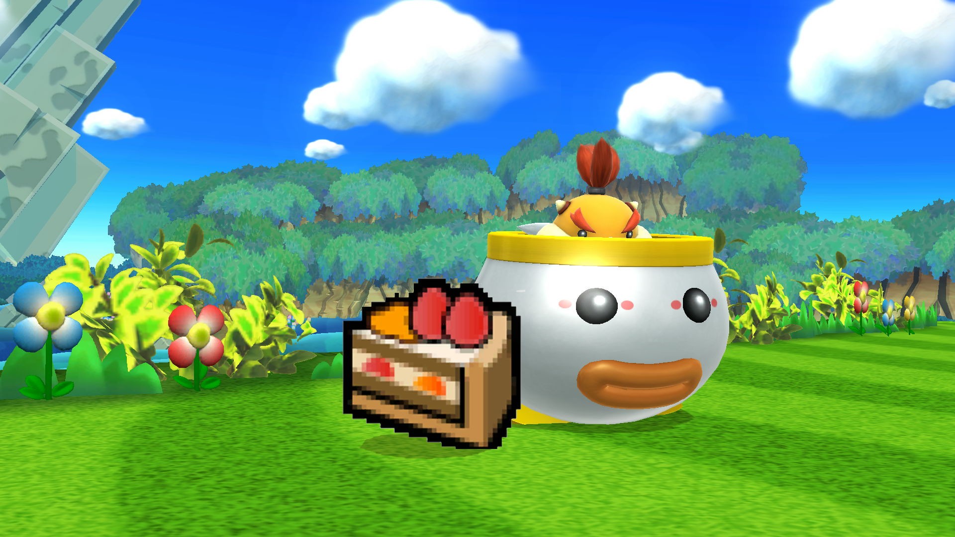 Super Paper Mario Food [Super Smash Bros. (Wii U)] [Mods]