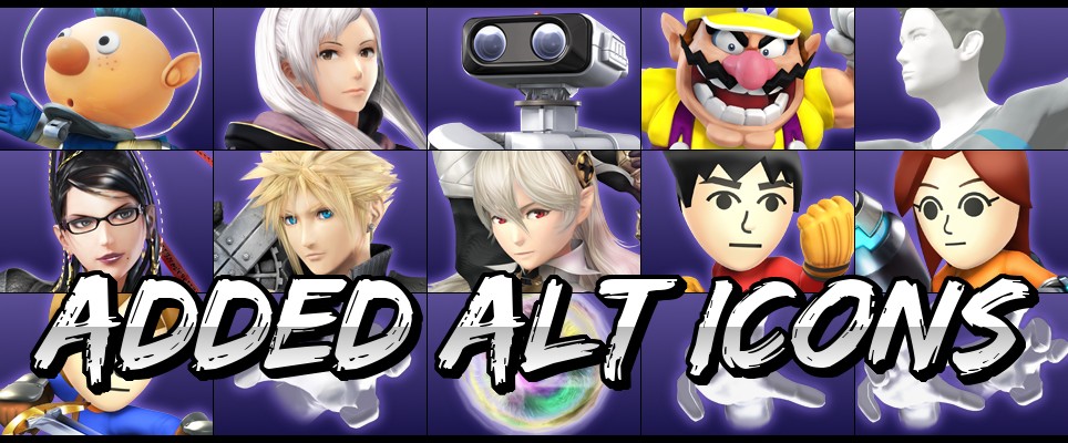 Project M styled CSS Icons v2 Mod for Super Smash Bros. (Wii U) | SSB4U Mods