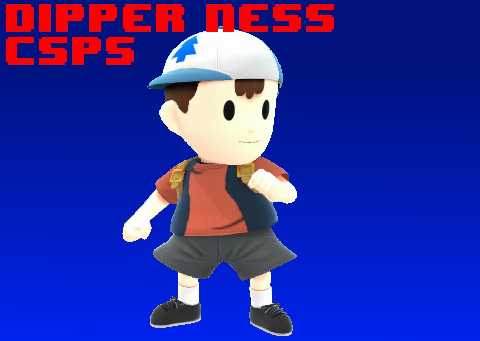 Dipper Ness CSPs [Super Smash Bros. (Wii U)] [Mods]