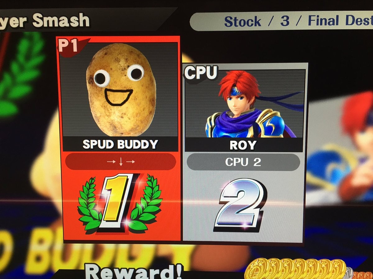 Spud Buddy Mod for Super Smash Bros. (Wii U) | SSB4U Mods