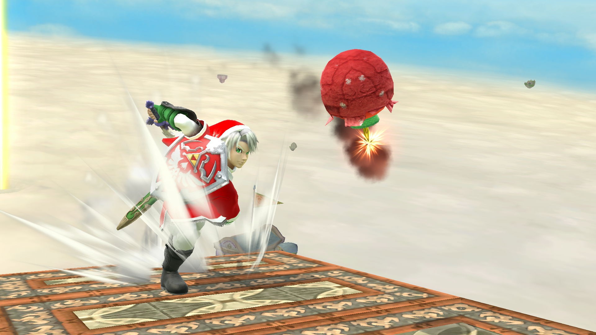 Santa Link (Kinda V2) [Super Smash Bros. (Wii U)] [Mods]