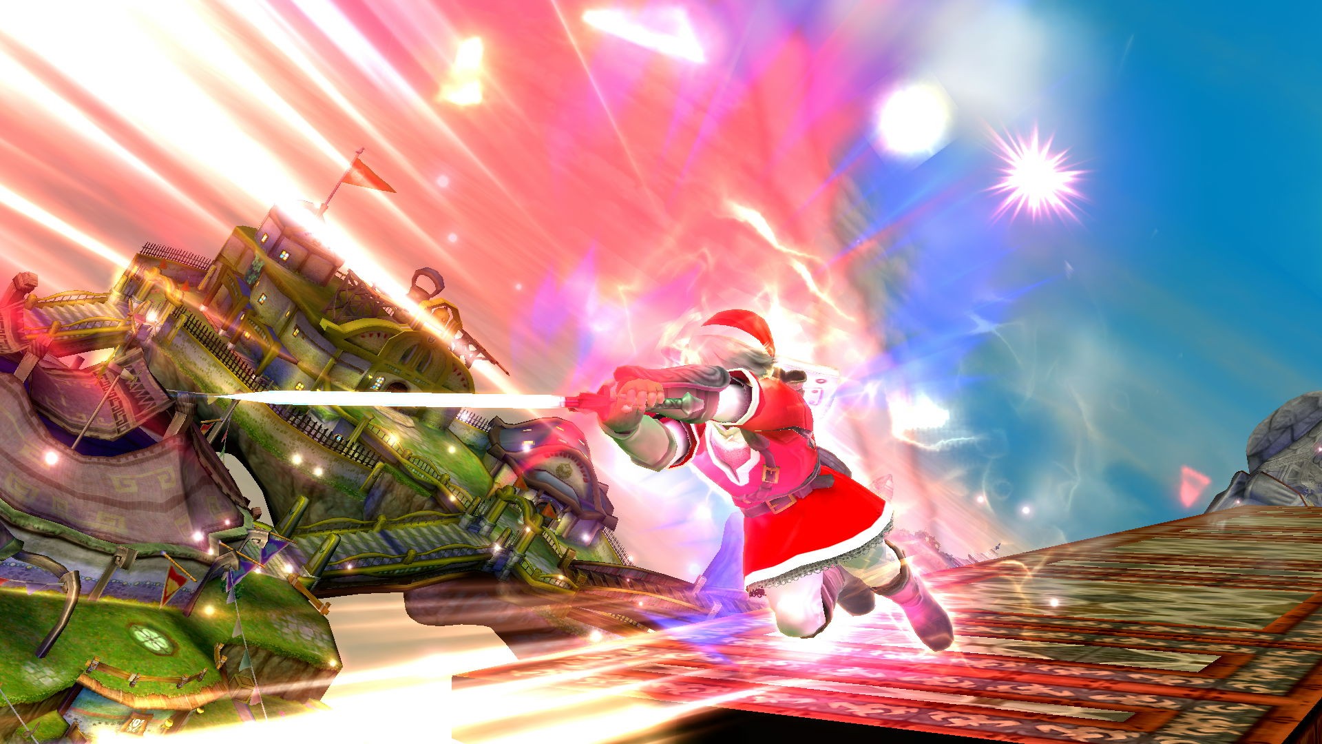 Santa Link (Kinda V2) [Super Smash Bros. (Wii U)] [Mods]