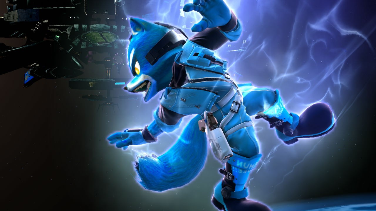 Neon Blue Fox [Super Smash Bros. (Wii U)] [Mods]