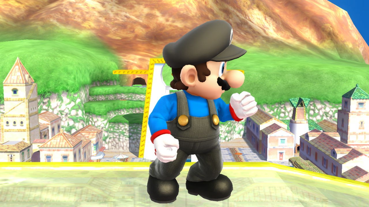 SSB4 - StrIkeR Mario [Super Smash Bros. (Wii U)] [Mods]