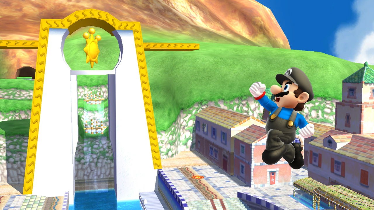 SSB4 - StrIkeR Mario [Super Smash Bros. (Wii U)] [Mods]