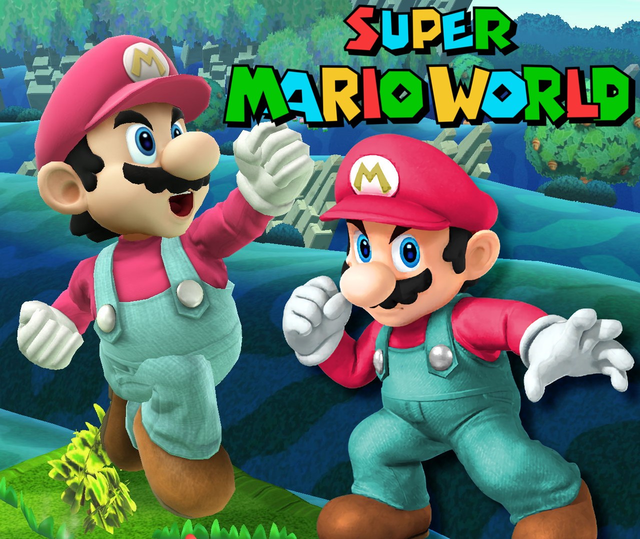 SMW Mario Palette [Super Smash Bros. (Wii U)] [Mods]
