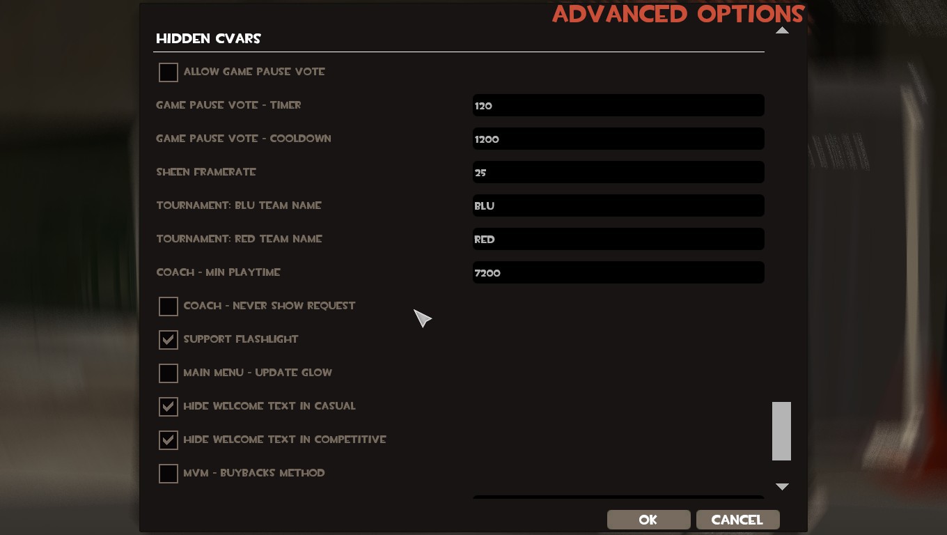 Advanced Advanced Options (Abandoned) Mod for Team Fortress 2 | TF2 Mods