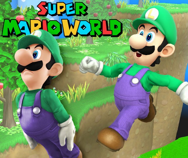 SMW Luigi Palette Mod for Super Smash Bros. (Wii U) | SSB4U Mods