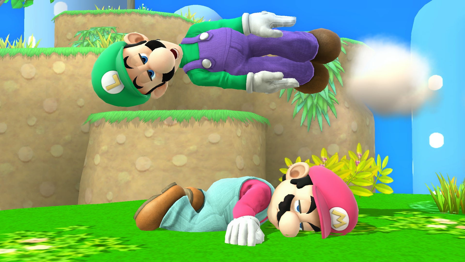 SMW Luigi Palette [Super Smash Bros. (Wii U)] [Mods]