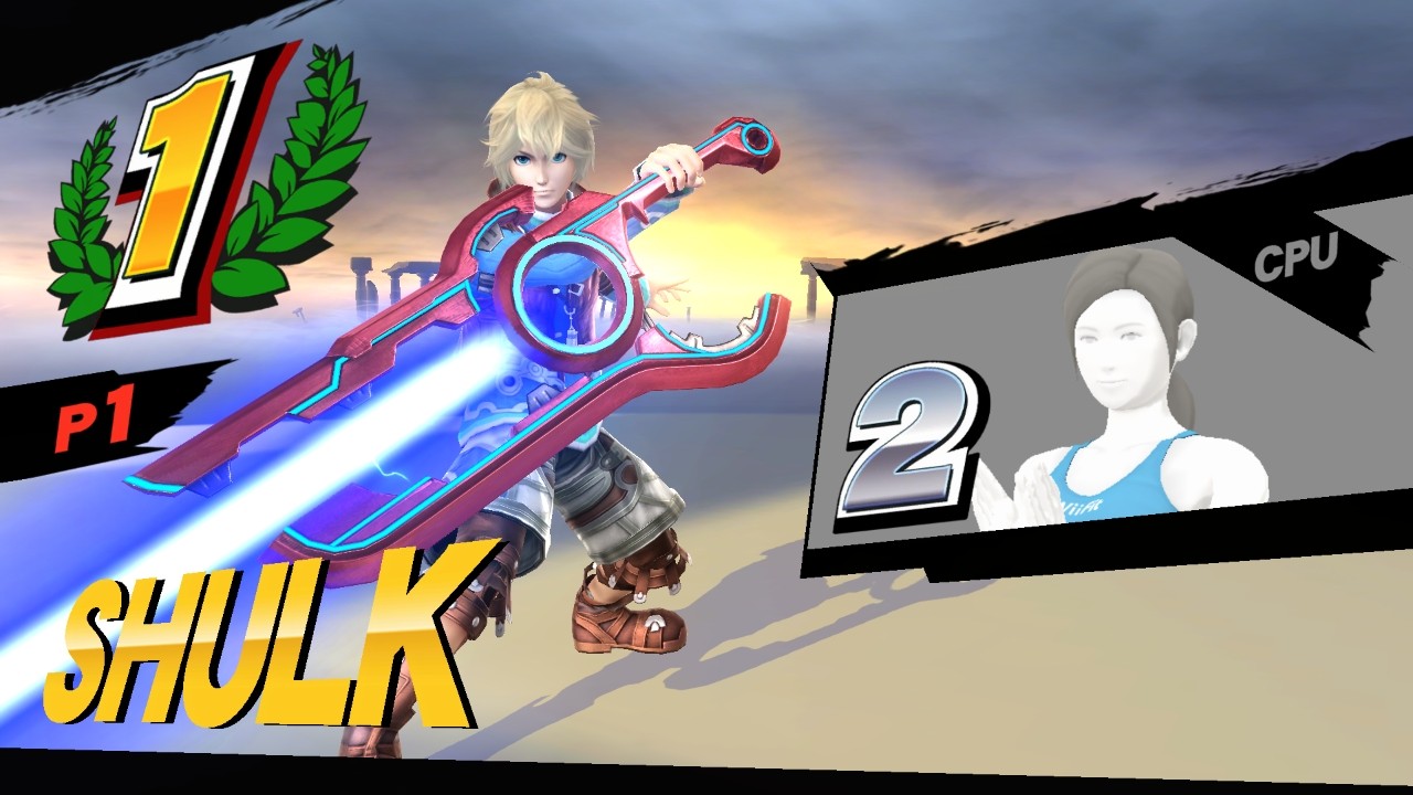 Dark Blue Monado Energy Mod for Shulk [Super Smash Bros. (Wii U)] [Mods]
