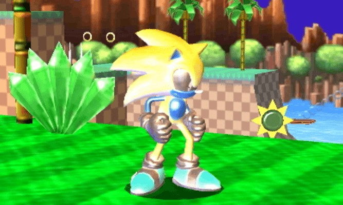 Inverted Sonic [Super Smash Bros. (3DS)] [Mods]