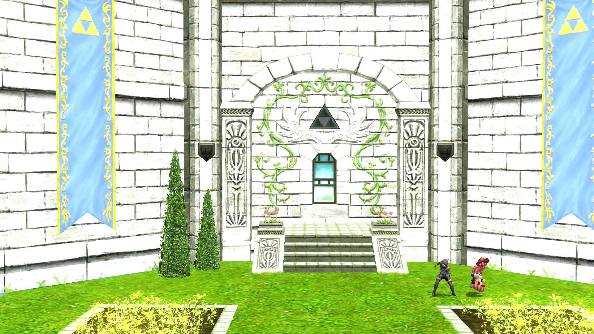 Hyrule Castle Courtyard Beta Mod For Super Smash Bros Wii U