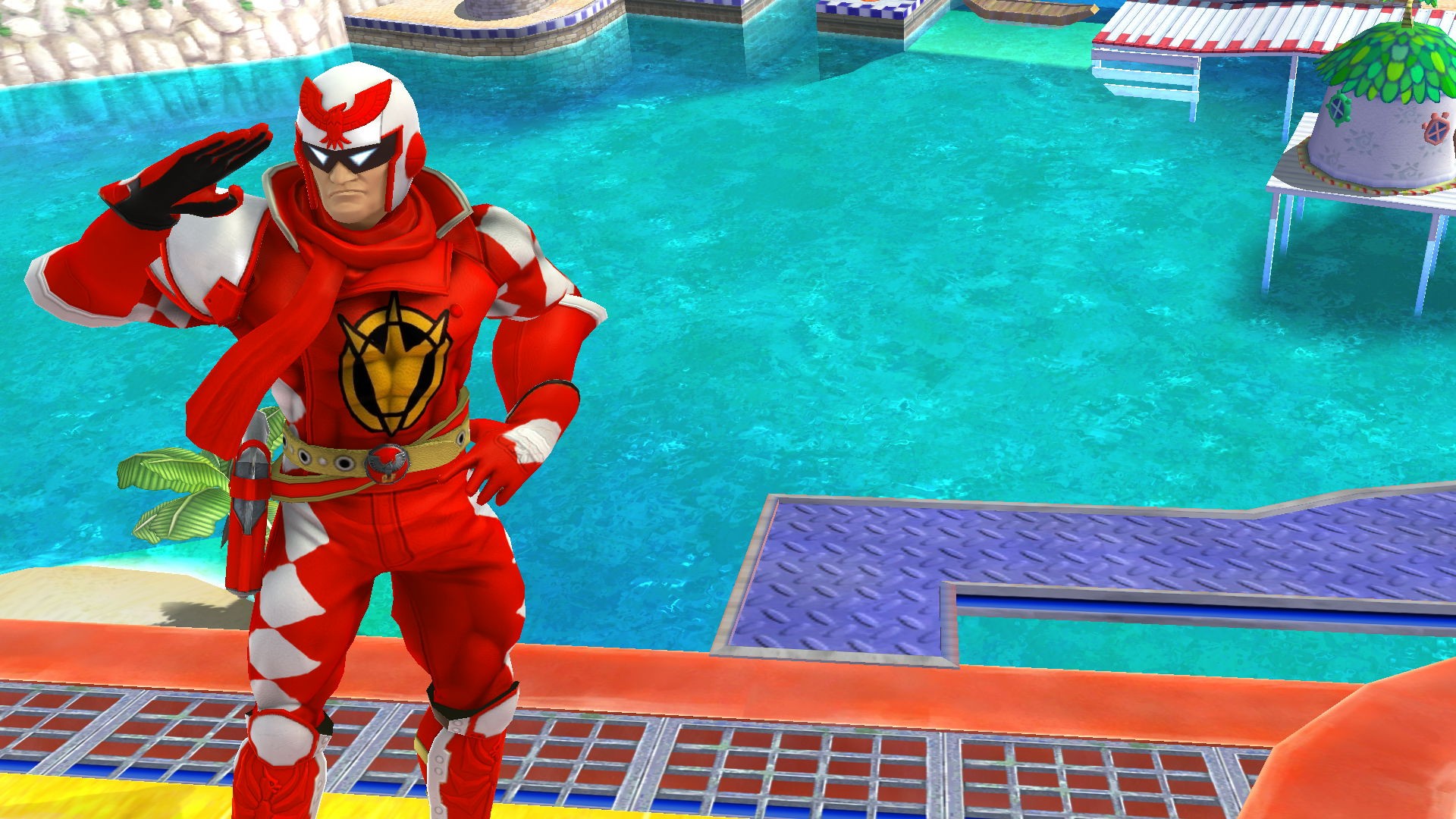 Red Ranger Falcon (Comes with CSP and UI stuff) [Super Smash Bros. (Wii ...