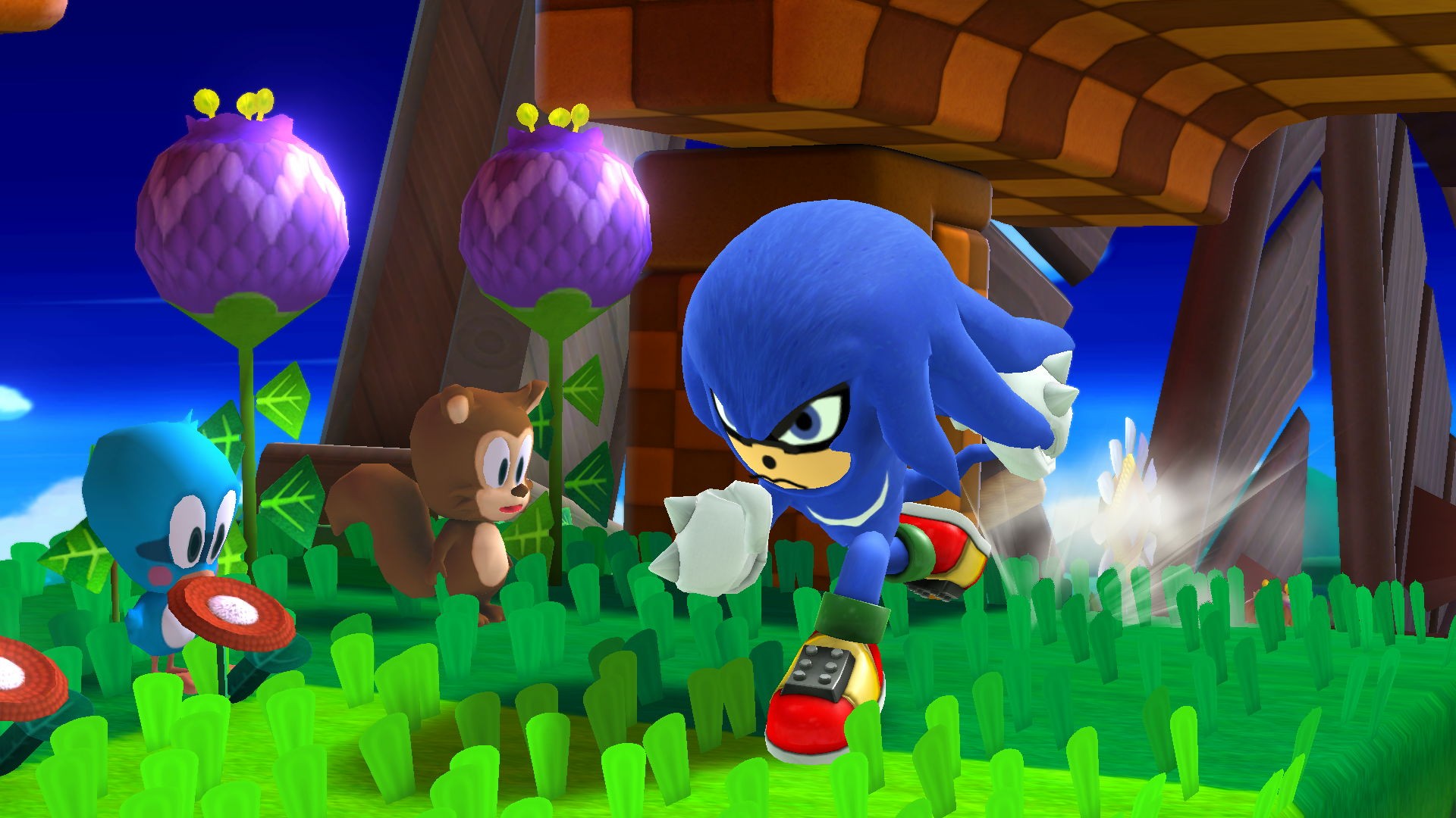 Blue Knuckles [Super Smash Bros. (Wii U)] [Mods]