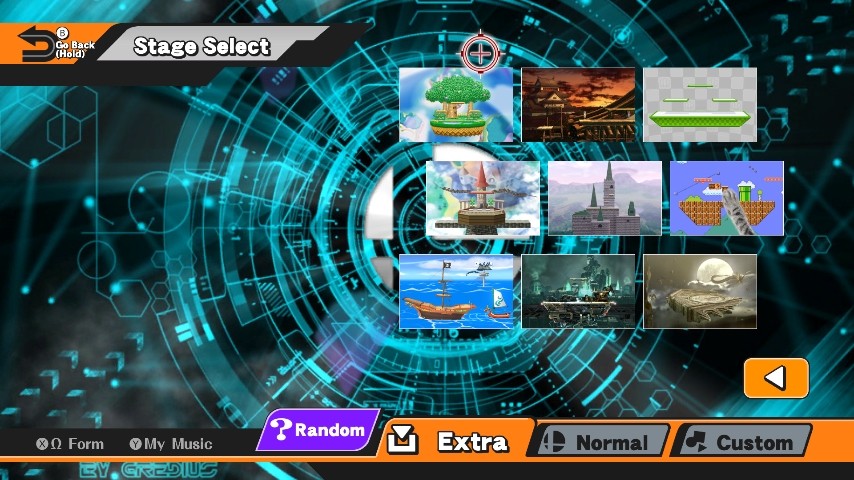 This Background with a Smash Ball CSS and SSS Mod for Super Smash Bros ...