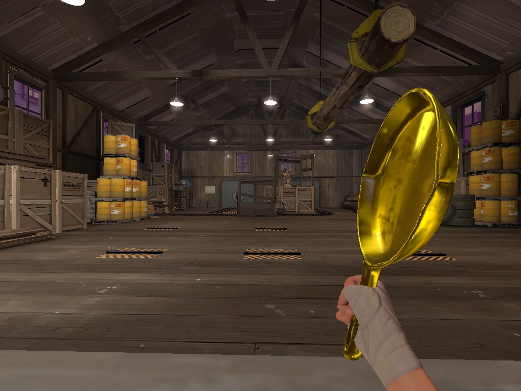 Prinny Machete to Golden Frying Pan Mod for Team Fortress 2 | TF2 Mods