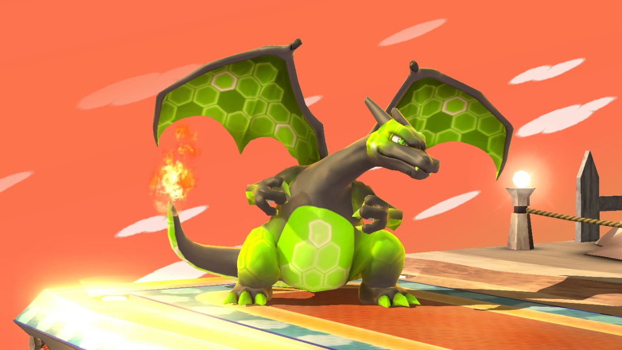 Zygarde Charizard Skin Mod for Super Smash Bros. (Wii U) | SSB4U Mods