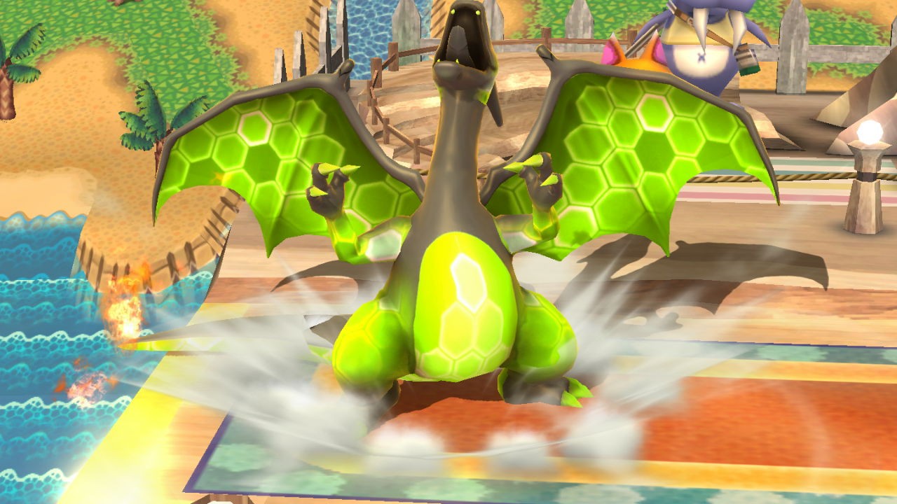 Zygarde Charizard Skin Mod for Super Smash Bros. (Wii U) | SSB4U Mods
