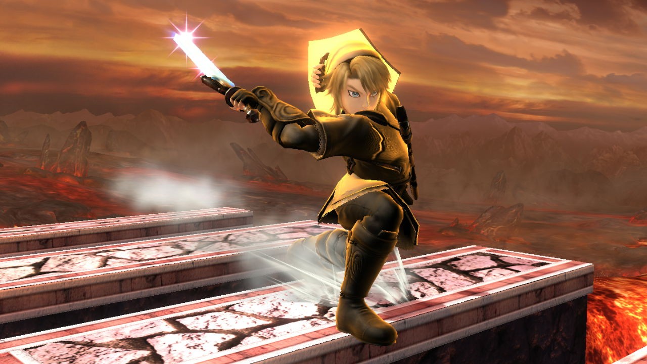 Pure Black Link [Super Smash Bros. (Wii U)] [Mods]