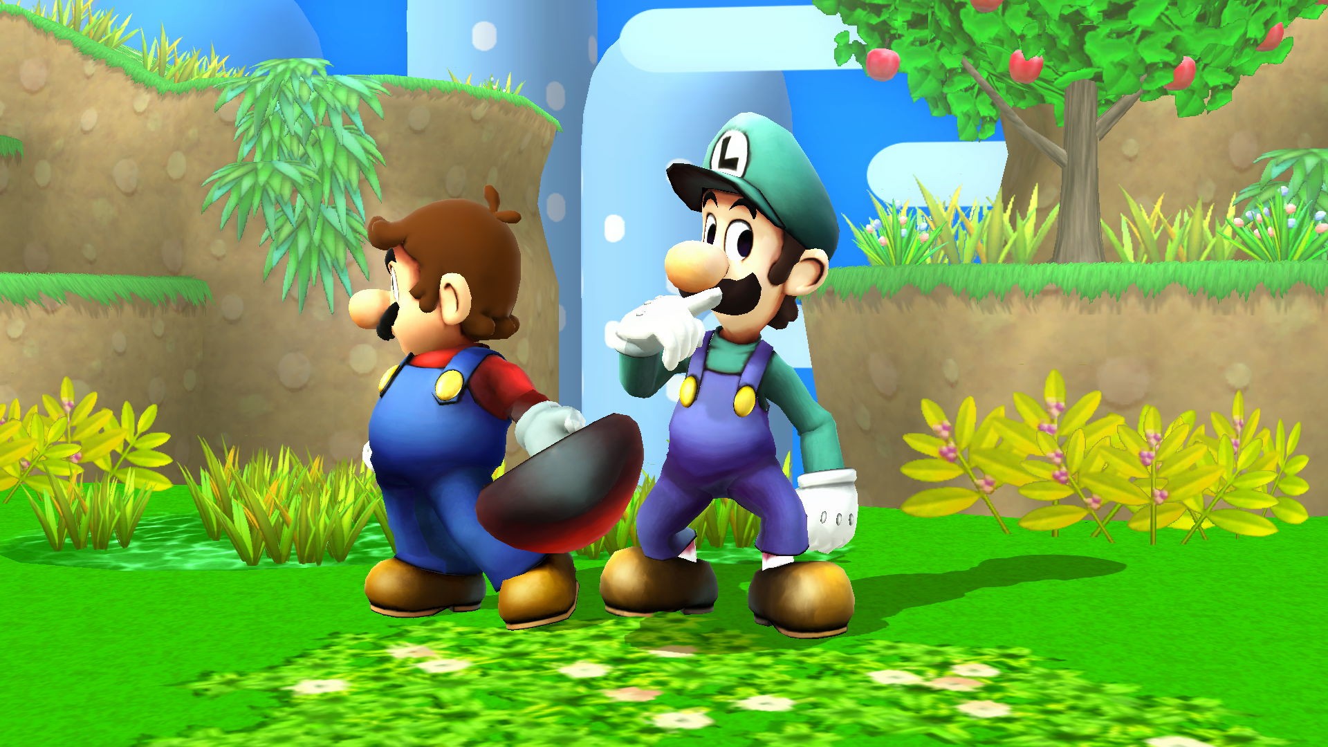 Mario and Luigi- M&LRPG Skin Mods Mod for Super Smash Bros. (Wii U ...