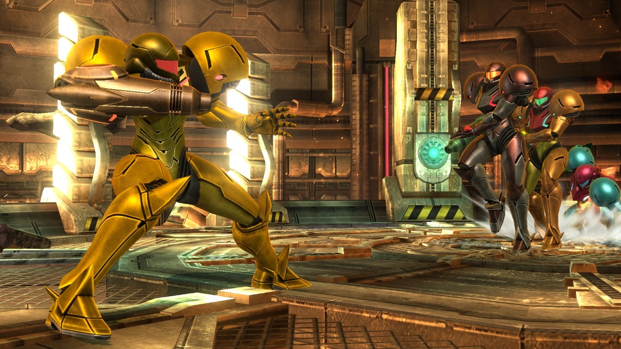 Golden Armor Samus [Super Smash Bros. (Wii U)] [Mods]