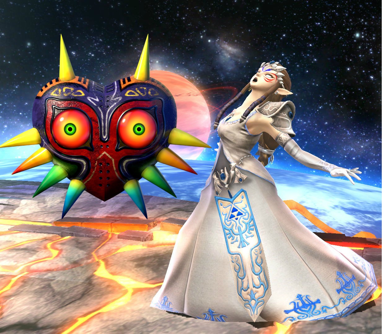 Fierce Deity Zelda Mod for Super Smash Bros. (Wii U) | SSB4U Mods